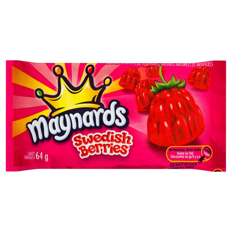 Maynards Candy Swedish Berries 64 g - Voilà Online Groceries & Offers