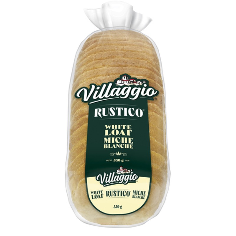 Villaggio Rustico White Loaf Bread 550 g - Voilà Online Groceries & Offers