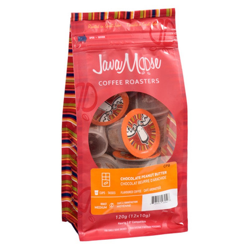 Java Moose Coffee Pods Chocolate Peanut Butter 120 g - Voilà Online ...