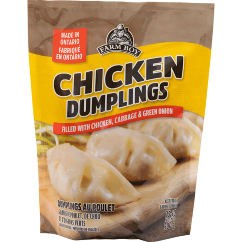 Farm Boy Frozen Dumplings Chicken 500 g - Voilà Online Groceries & Offers