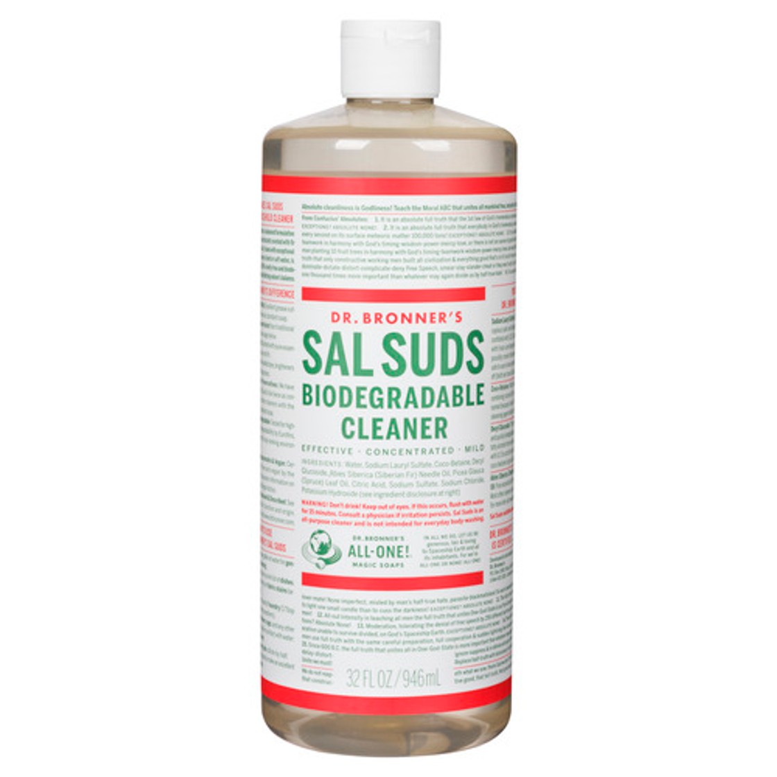 Dr. Bronner's Sal Suds Biodegradable Cleaner 946 ml - Voilà Online ...