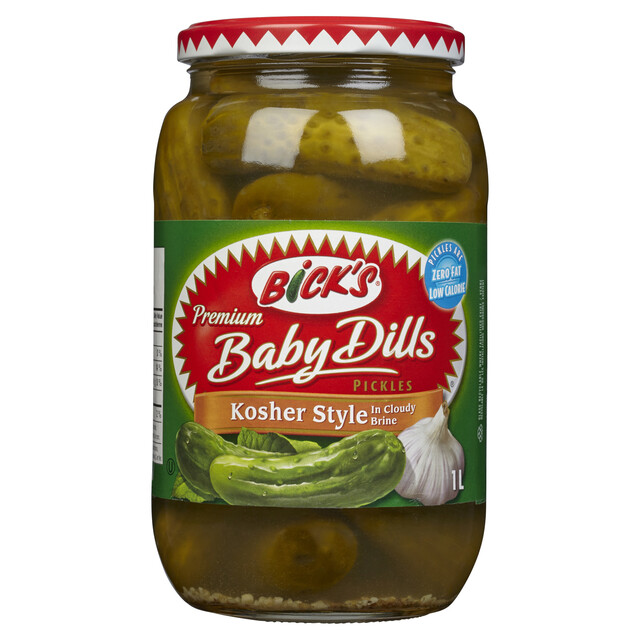 Bick's Baby Dills Pickles Kosher Style Zero Fat 1 L - Voilà Online ...