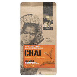 Level Ground Trading Loose Leaf Tea Direct Fair Trade India Chai 70 g ...