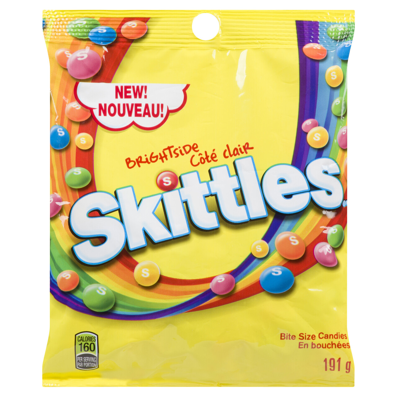 Skittles Chewy Candy Brightside Bag 191 g - Voilà Online Groceries & Offers