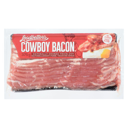 Leadbetters Bacon Thick Smoked 375 g - Voilà Online Groceries & Offers