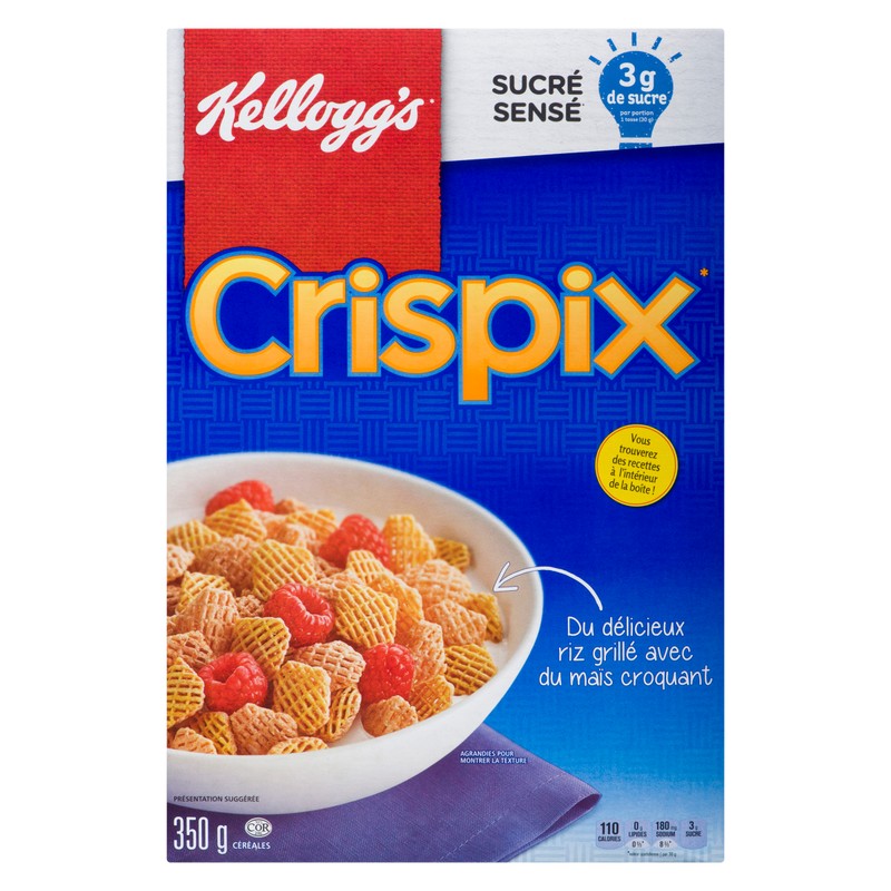 Kellogg's Crispix Cereal Toasted Rice & Crunchy Corn 350 g - Voilà ...