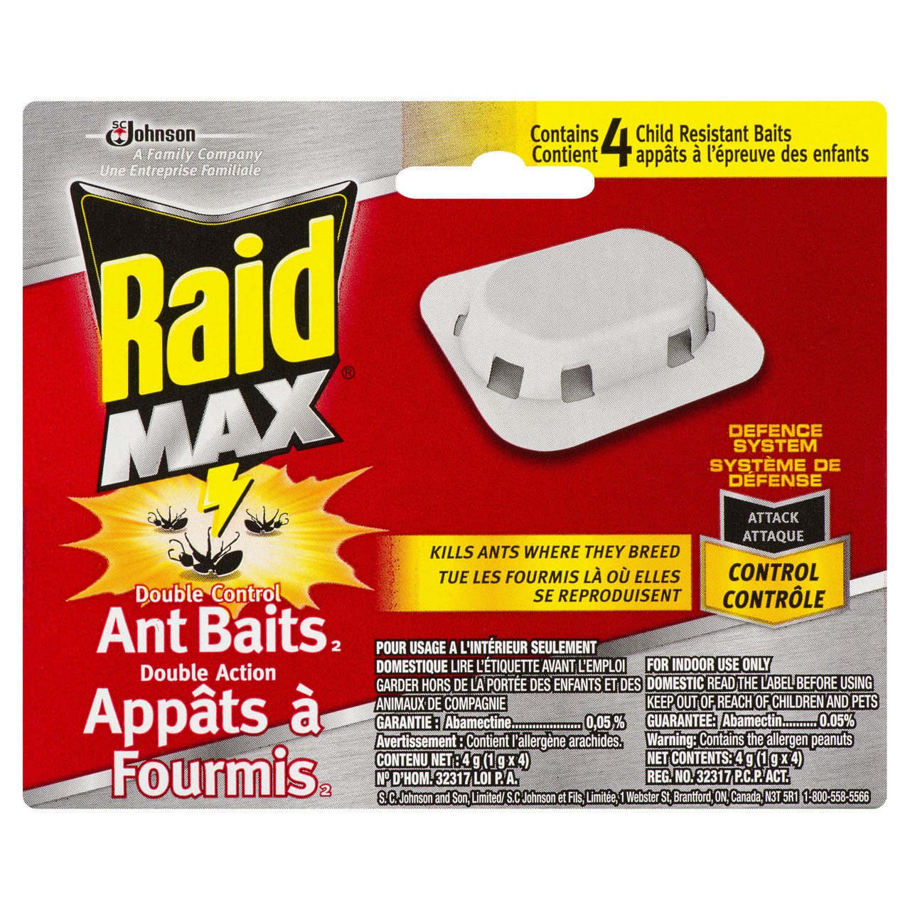 Raid Max Ant Baits Ant Killer and Trap 4 Baits - Voilà Online Groceries ...