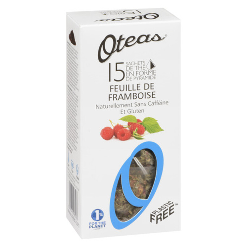 Oteas Tea Raspberry Leaf 15 Tea Bags - Voilà Online Groceries & Offers
