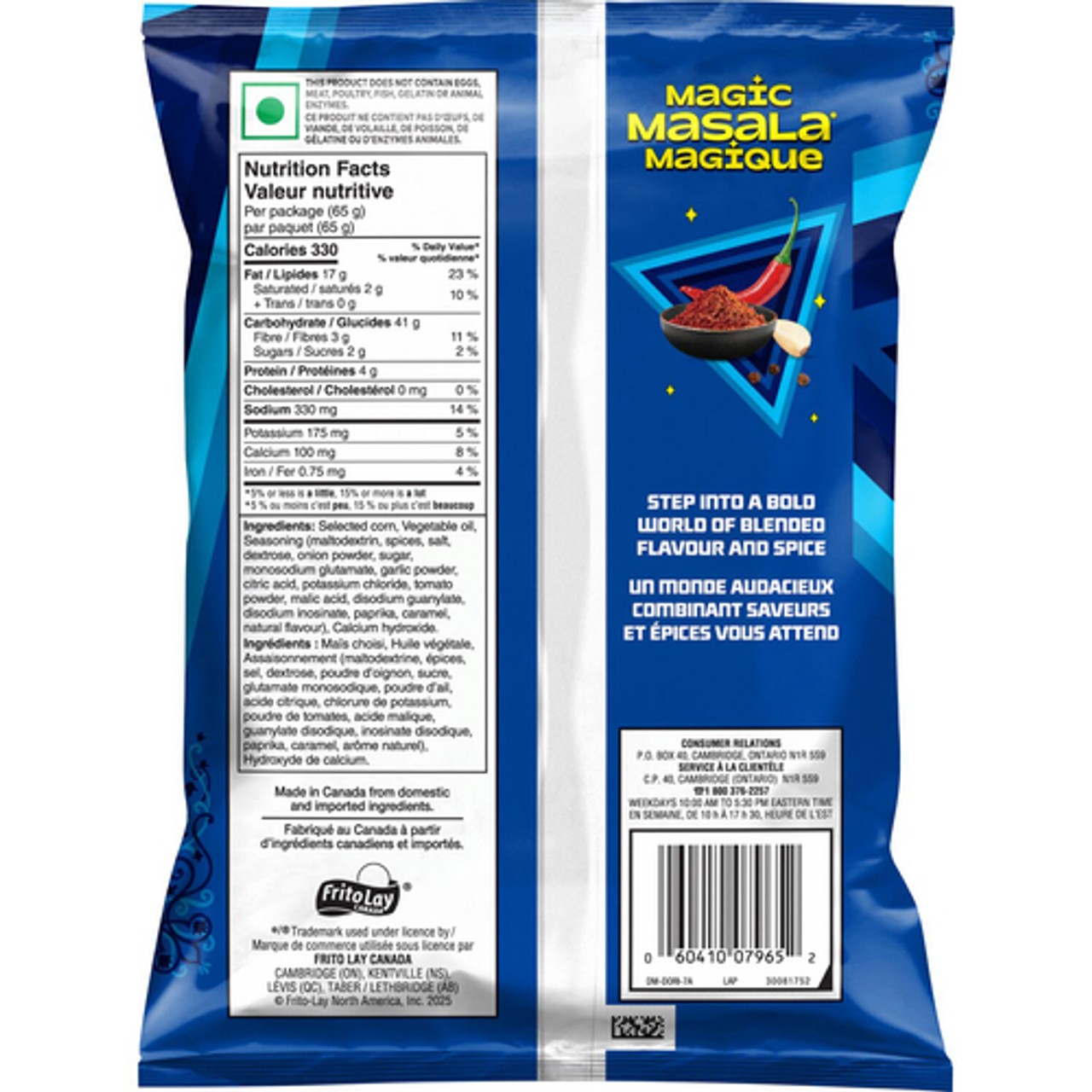 Doritos Tortilla Chips Magic Masala Flavoured 65 g - Voilà Online ...