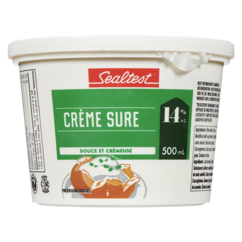 Sealtest 14% Sour Cream Smooth 500 ml - Voilà Online Groceries & Offers