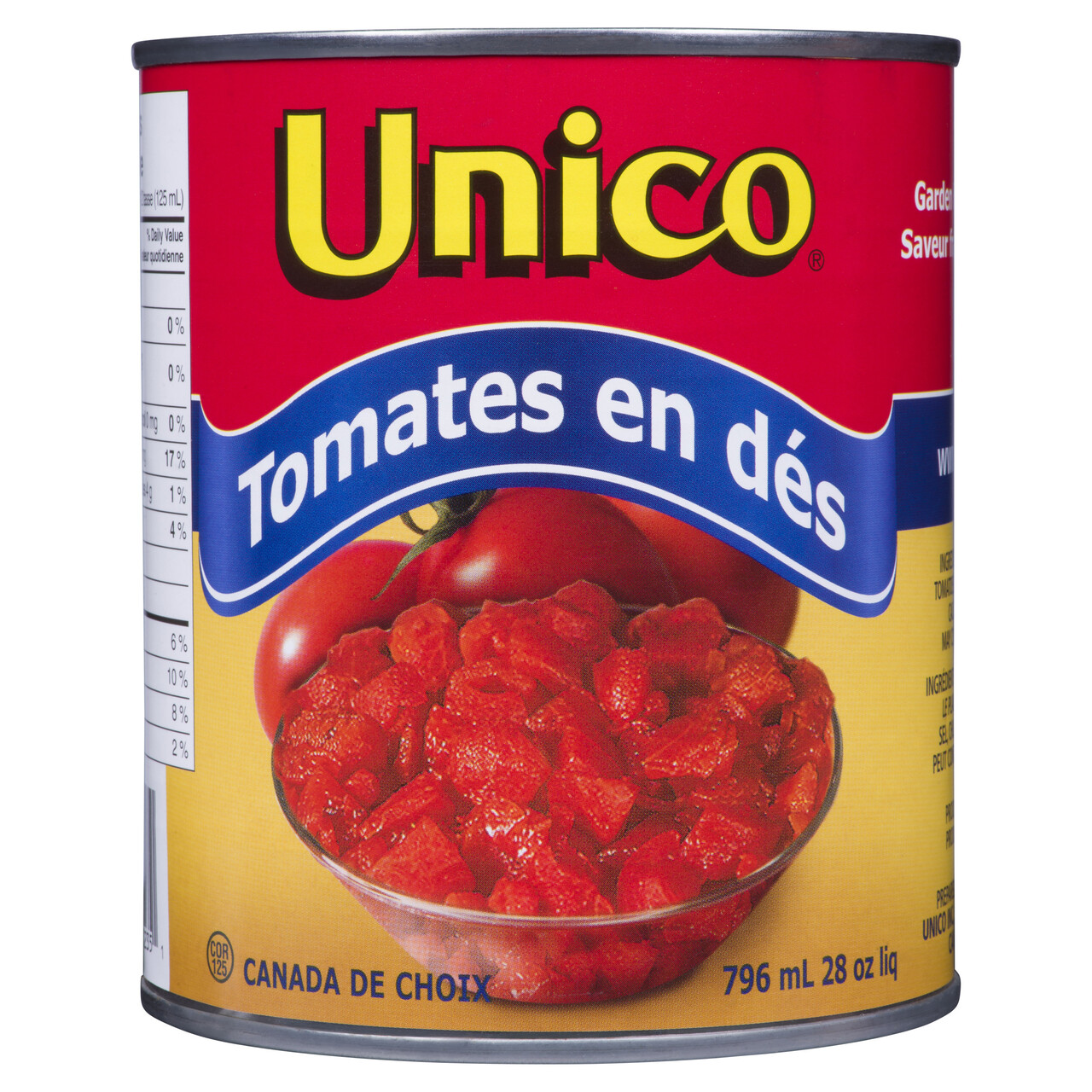 Unico Diced Tomatoes 796 ml - Voilà Online Groceries & Offers