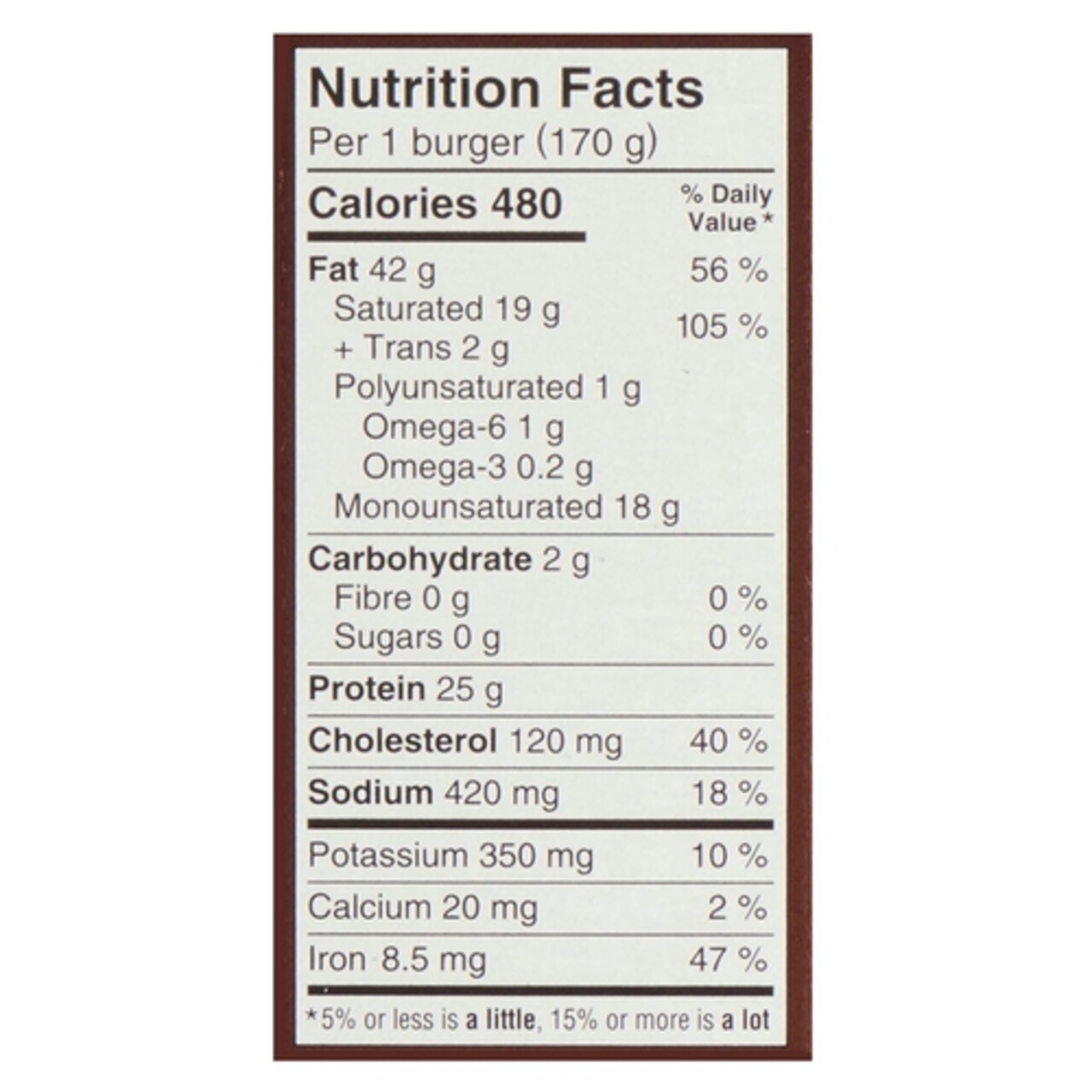 The Keg Gluten-Free Frozen Beef Burgers 680 g - Voilà Online Groceries ...