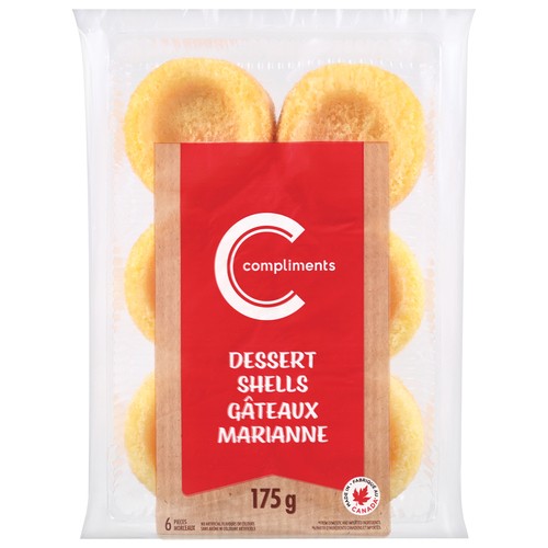 Compliments Dessert Shells 6 Pack 175 g - Voilà Online Groceries & Offers