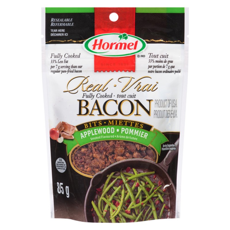 Hormel Fully Cooked Real Bacon Bits Applewood 85 g - Voilà Online ...
