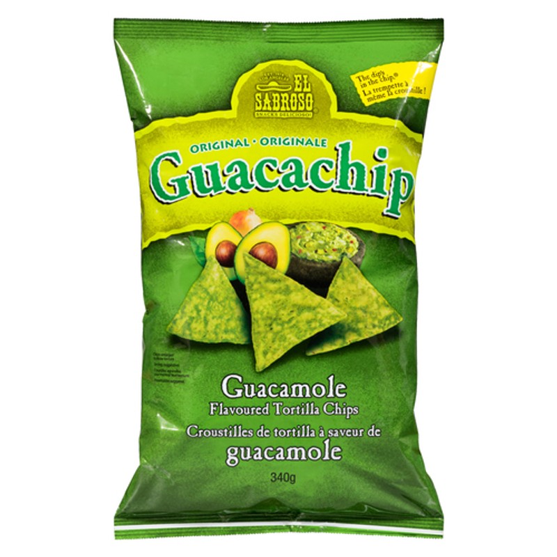 El Sabroso Tortilla Chips Guacamole Original 340 g - Voilà Online ...