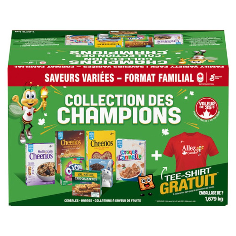 Champions Collection Cereal Family Variety Pack 1.679 kg - Voilà Online ...