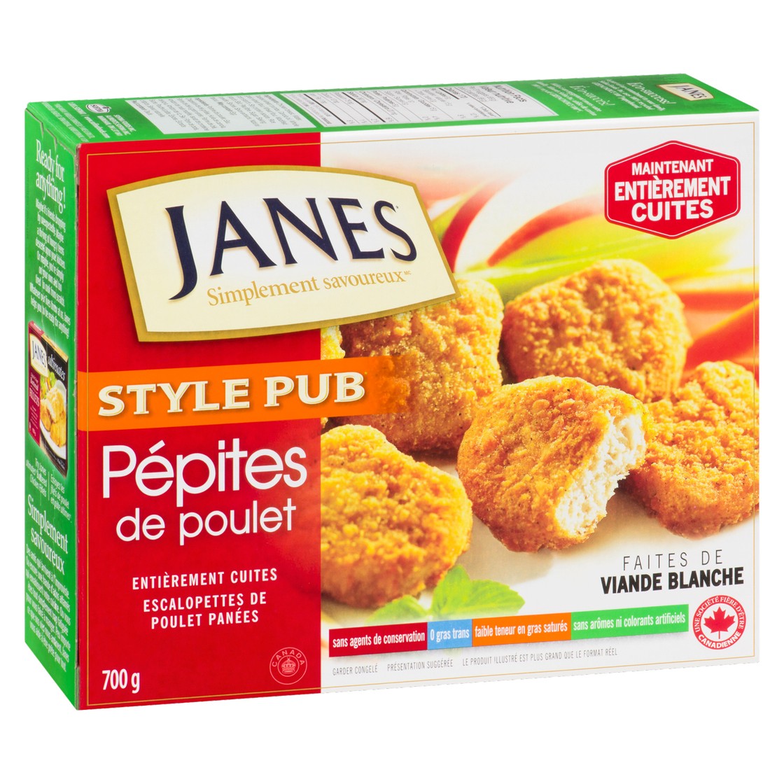 Janes Fully Cooked Frozen Chicken Breast Nuggets 700 g - Voilà Online ...