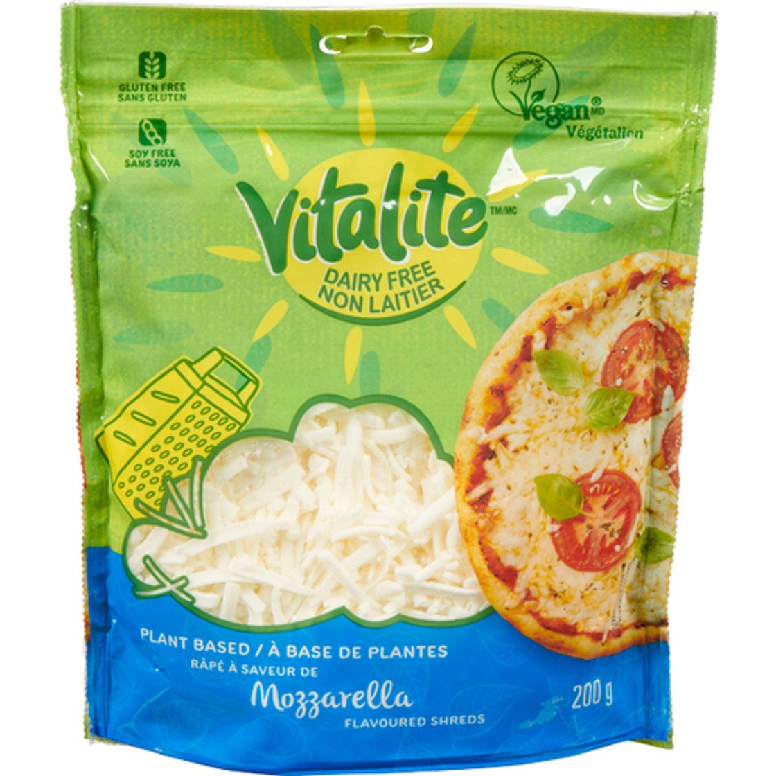 Vitalite Plant-Based Mozzarella Flavoured Shreds 200 g - Voilà Online ...