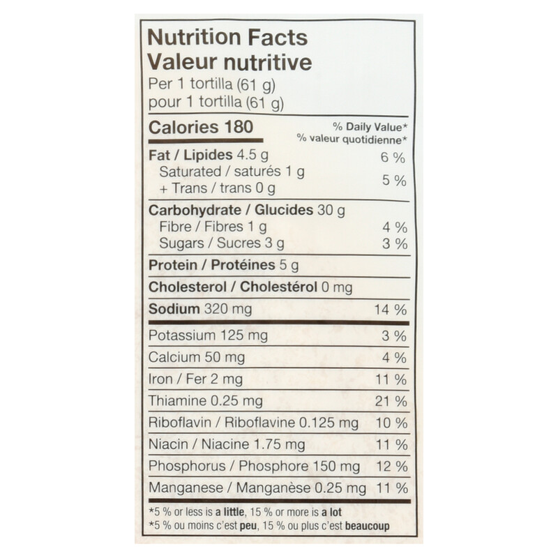 Compliments Tortillas Original 10-Inch 610 g - Voilà Online Groceries ...