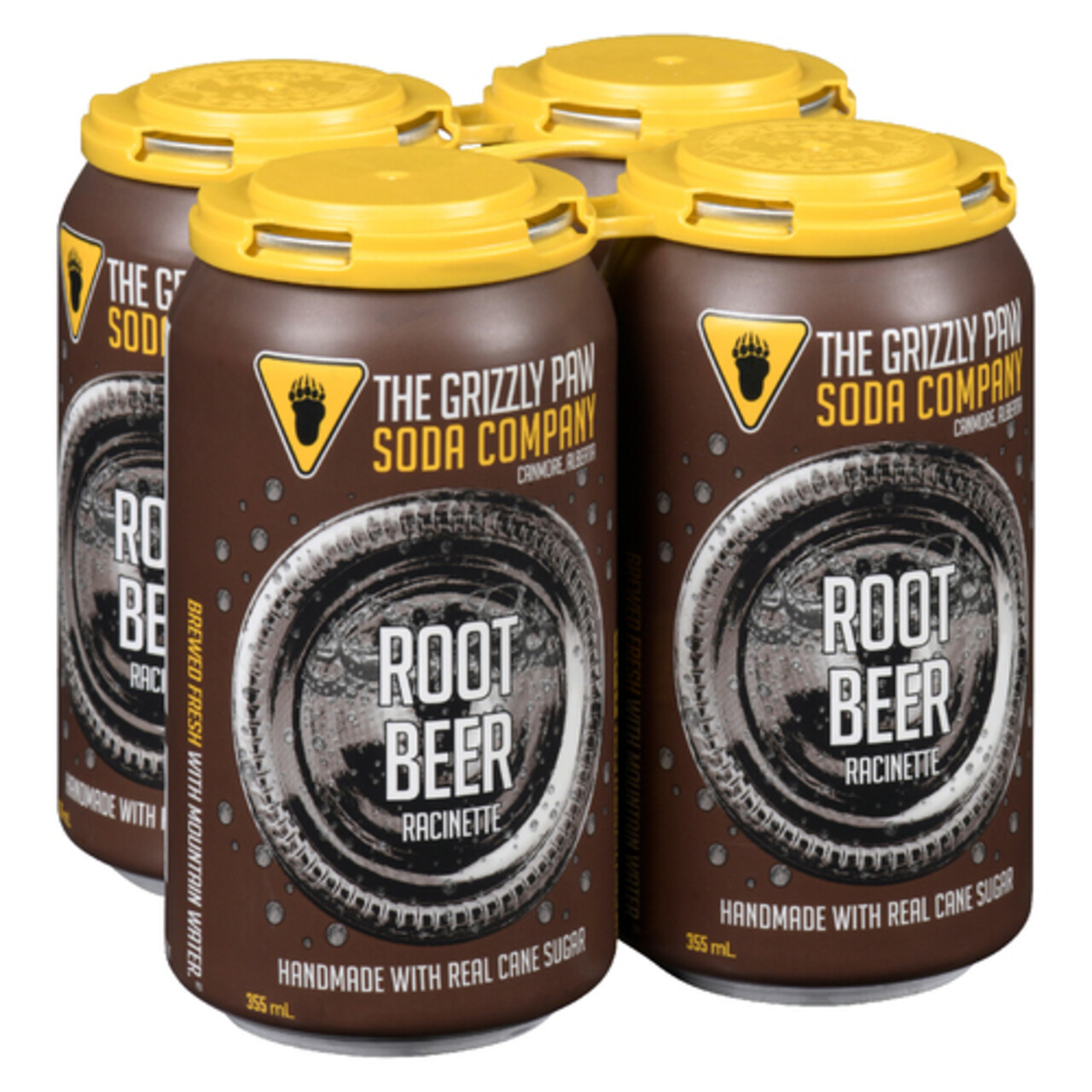 Grizzly Paw Soft Drink Root Beer 4 x 355 ml (cans) - Voilà Online ...