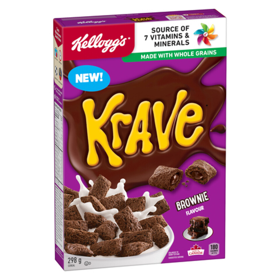 Kellogg's Cereal Krave Brownie 298 g - Voilà Online Groceries & Offers