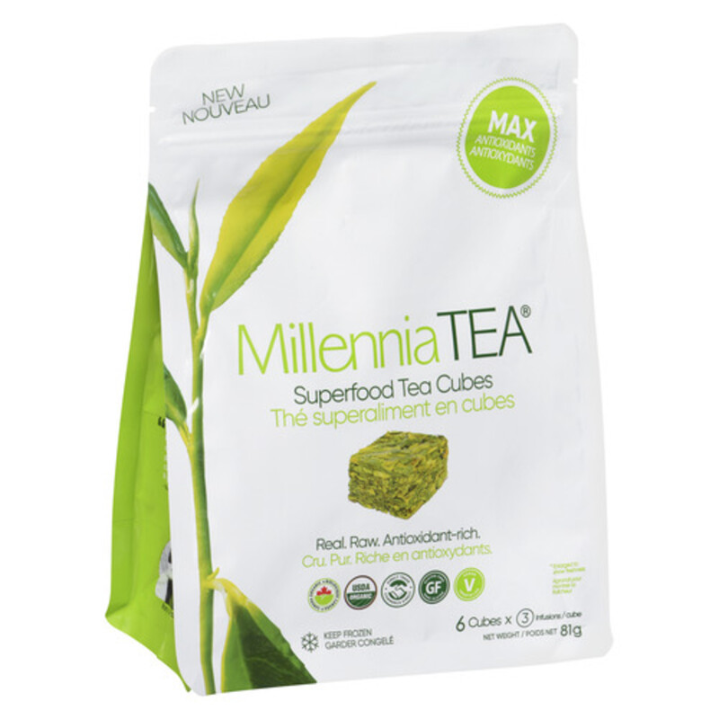 Millennia Frozen Tea Superfood Tea Cubes 81 g - Voilà Online Groceries ...