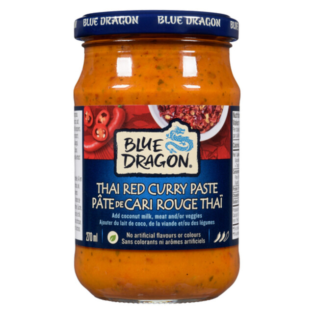 Blue Dragon Curry Paste Red Thai 270 ml - Voilà Online Groceries & Offers