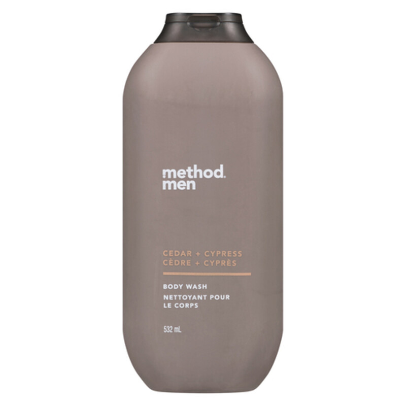 Method Men Body Wash Cedar & Cypress 532 ml - Voilà Online Groceries ...