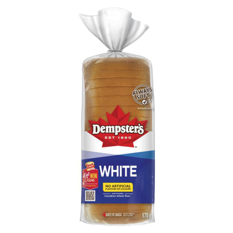 Dempster's White Bread Stay Fresh 570 g - Voilà Online Groceries & Offers