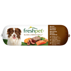 Freshpet Slice & Serve Roll Adult Dog Food Multi Protein Recipe Chicken ...