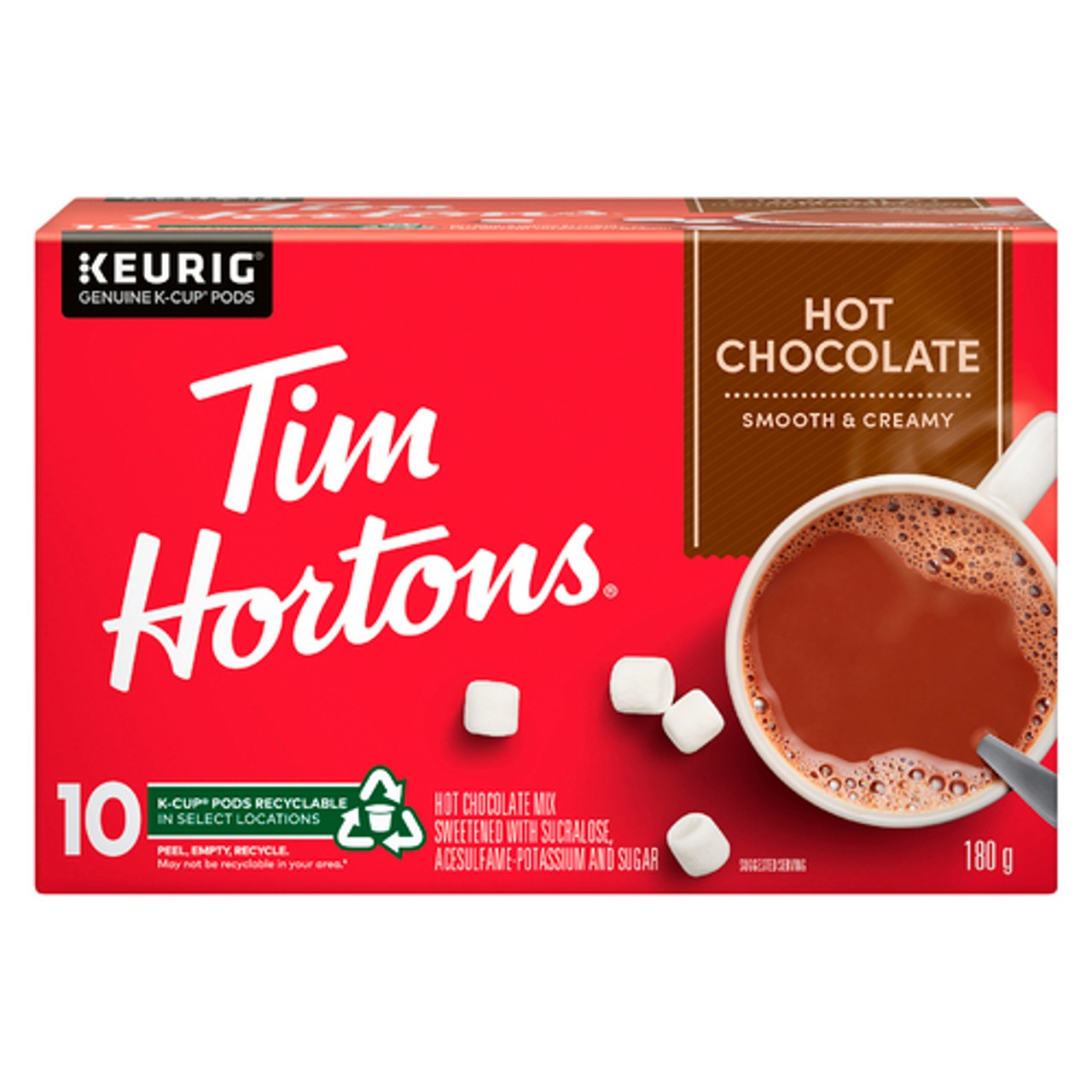 Tim Hortons Hot Chocolate Mix Original 10 K-Cups 180 g - Voilà Online ...