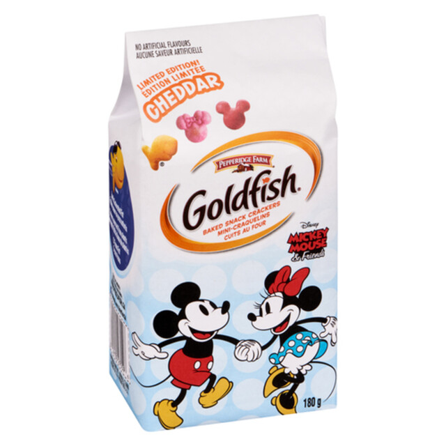 Pepperidge Farm Goldfish Mickey Mouse & Friends Cheddar 180 g - Voilà ...