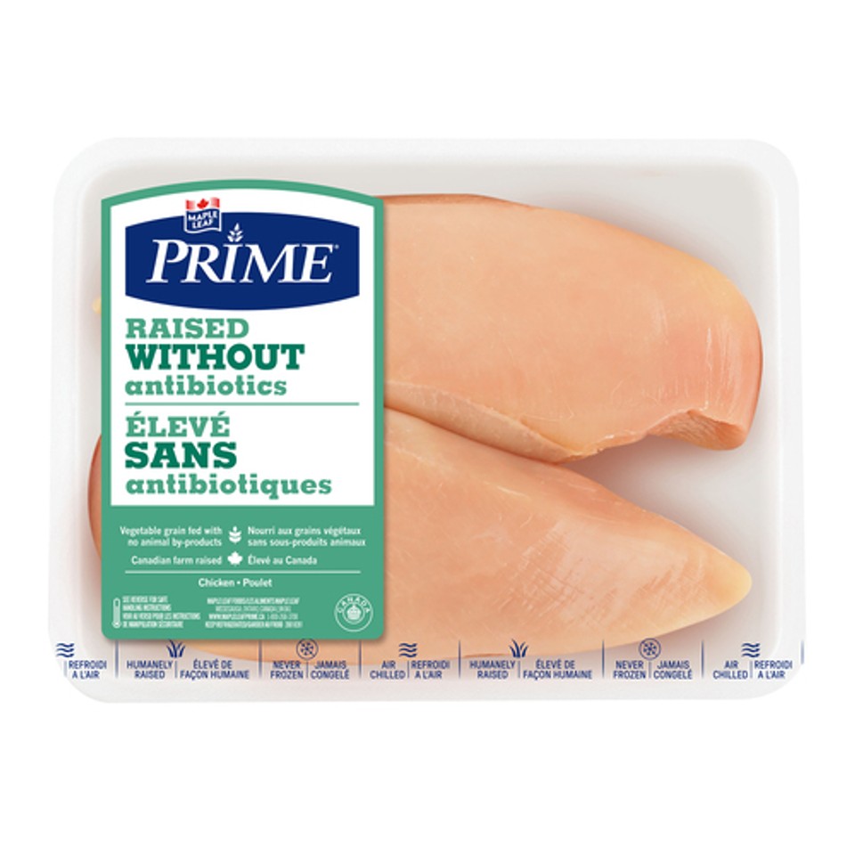 Prime Chicken Breast Boneless Skinless RWA - Voilà Online Groceries ...
