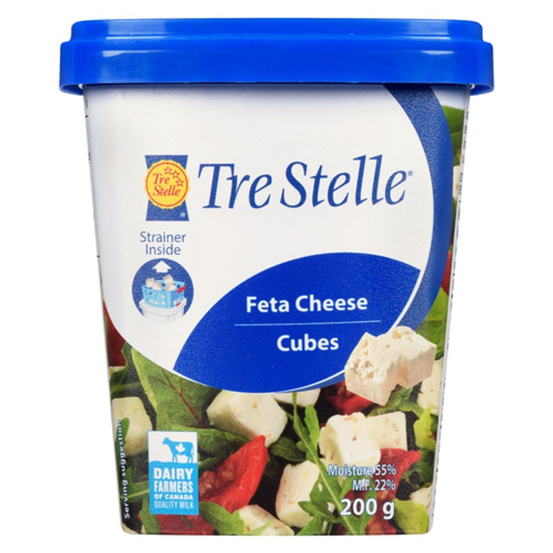 Tre Stelle Cheese Feta Cubes 200 g - Voilà Online Groceries & Offers