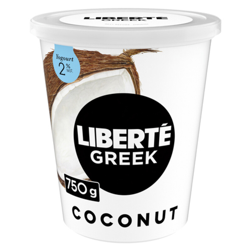 Liberté Greek 2% Yogurt Coconut High Protein 750 g - Voilà Online ...