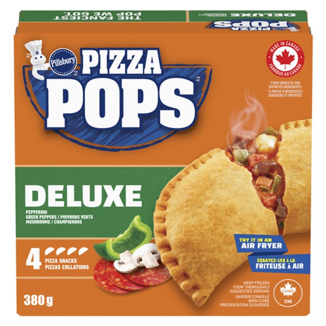 Pillsbury Pizza Pops Frozen Pizza Snack Deluxe 380 g - Voilà Online ...