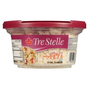 Tre Stelle Cheese Feta Crumbled With Herb & Garlic 150 g - Voilà Online ...
