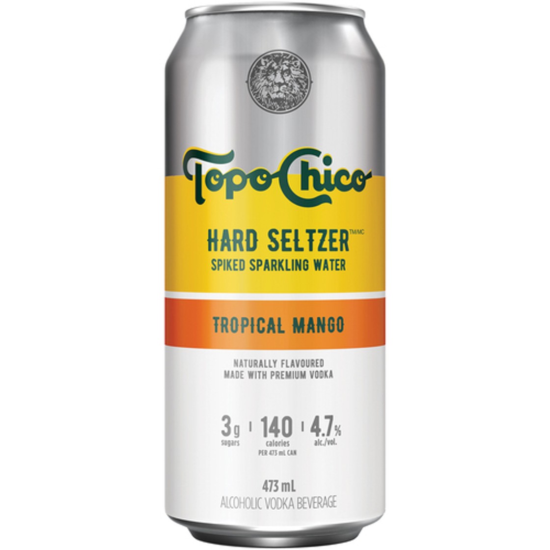 Topo Chico Beverage Tropical Mango 4.7% Alcohol 473 ml (can) - Voilà ...