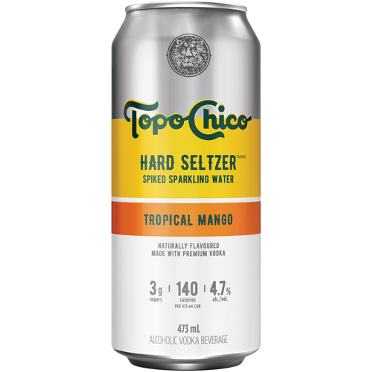 Topo Chico Beverage Tropical Mango 4.7% Alcohol 473 ml (can) - Voilà ...