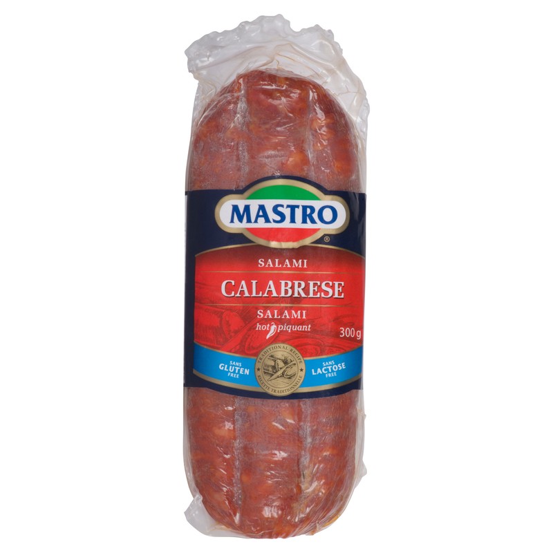 Mastro Gluten-Free Salami Calabrese Hot 300 g - Voilà Online Groceries ...