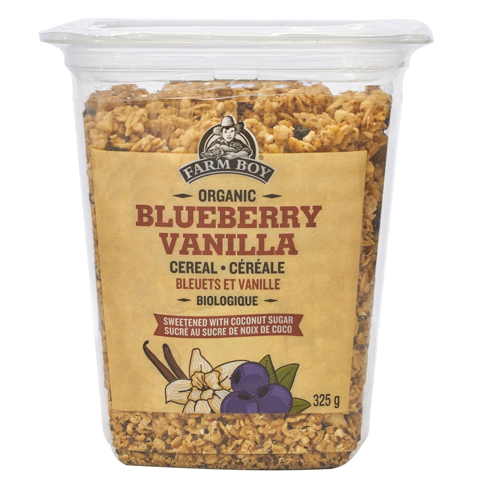 Farm Boy Organic Granola Cereal Blueberry Vanilla 325 g - Voilà Online ...