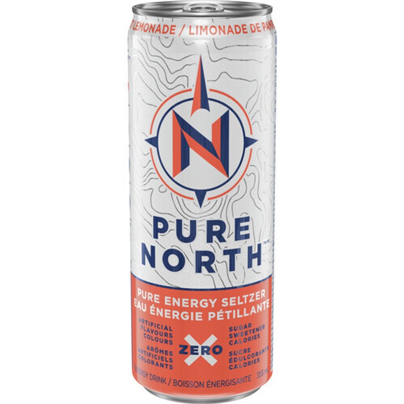 Pure North Energy Drink Grapefruit Lemonade 355 ml (can) - Voilà Online ...
