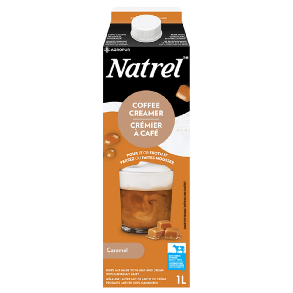 Natrel Caramel Coffee Creamer 1 L - Voilà Online Groceries & Offers