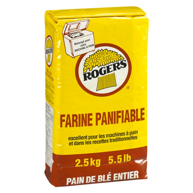 Rogers Bread Flour Whole Wheat 2.5 kg - Voilà Online Groceries & Offers