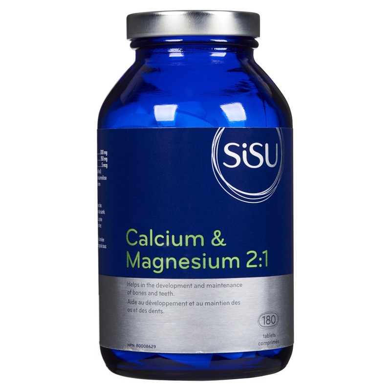 Sisu Supplements 2:1 Calcium Magnesium With Vitamin D 180 Tablets ...