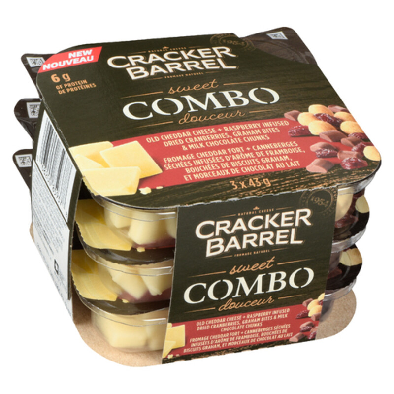 Cracker Barrel Cheese Sweet Snack Combo Old Cheddar 3 Pack 129 g ...
