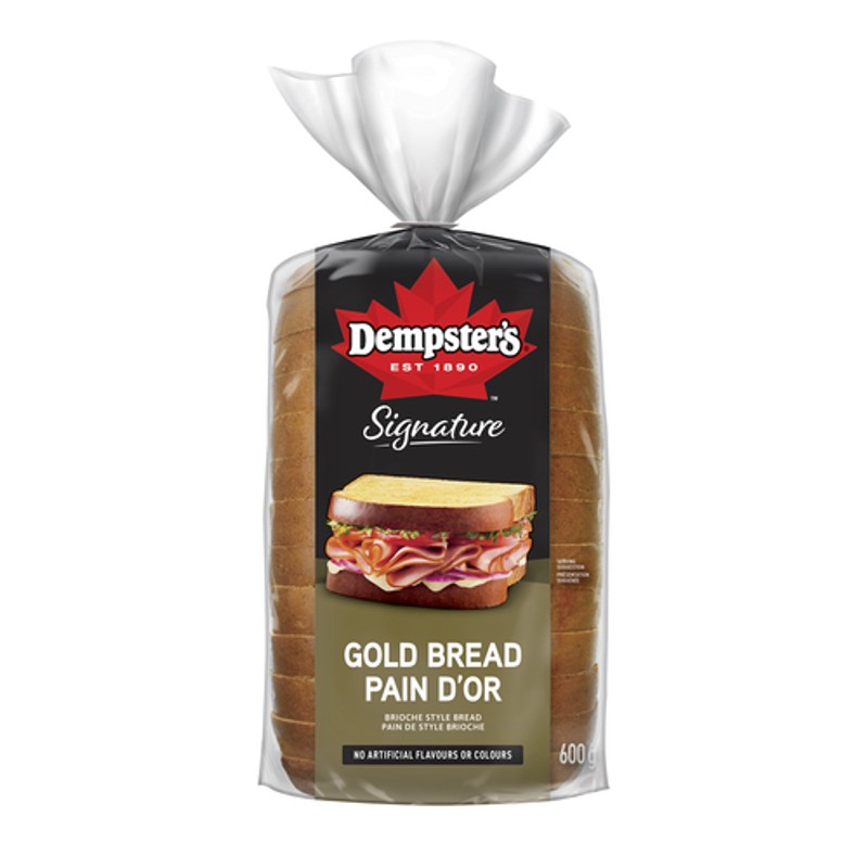 Dempster’s Signature Gold Bread Brioche 600 g - Voilà Online Groceries & Offers