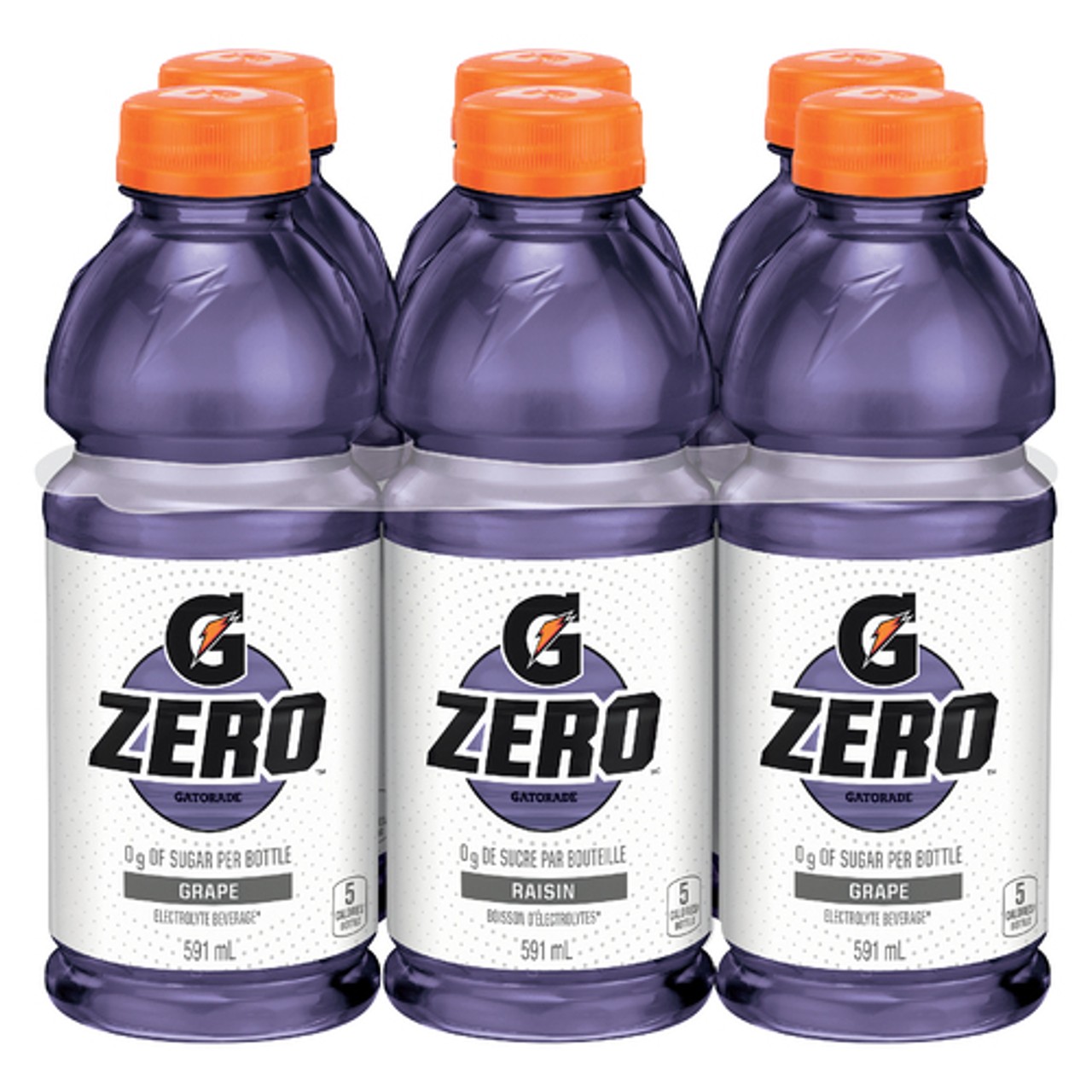Gatorade Zero Sports Drink Grape 6 x 591 ml (bottles) - Voilà Online ...