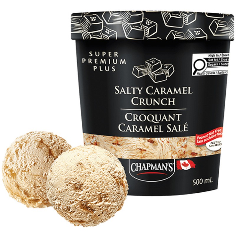 Chapman's Super Premium Plus Ice Cream Salty Caramel Crunch 500 ml ...