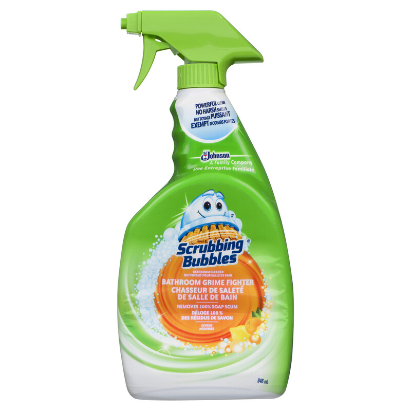 Scrubbing Bubbles Bathroom Cleaner and Soap Scum Remover Spray Citrus ...